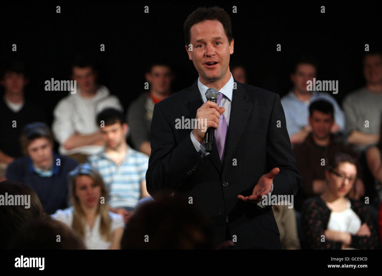 2010 General Election campaign Apr 19th Stock Photo - Alamy