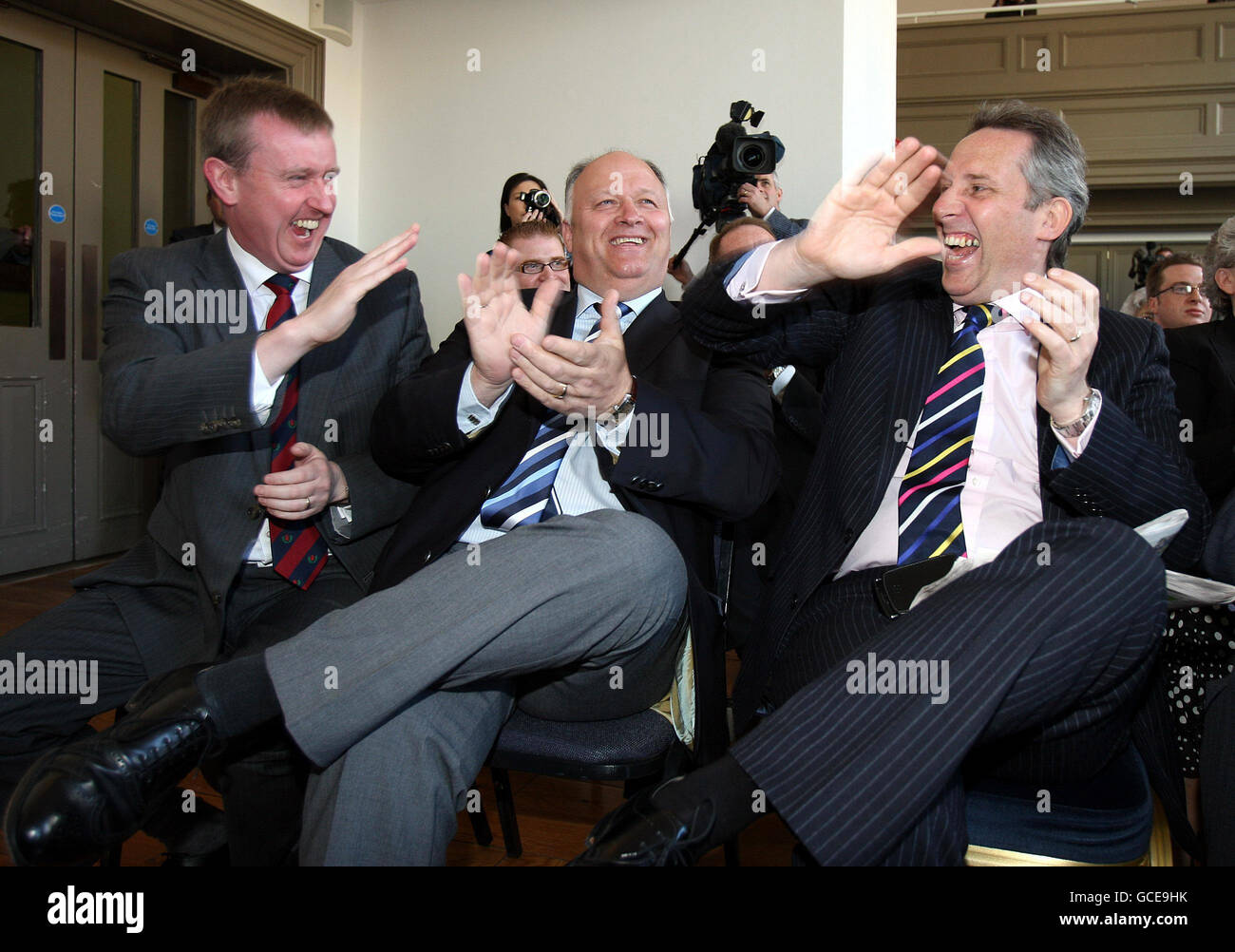 The ulster unionist party launching its manifesto hi-res stock ...