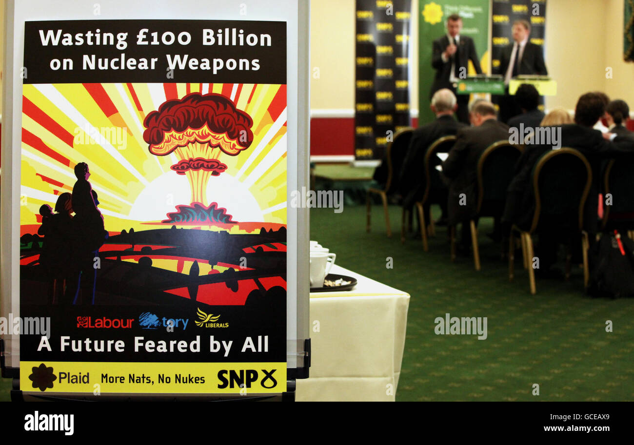 Scottish national party poster campaign hi-res stock photography and ...