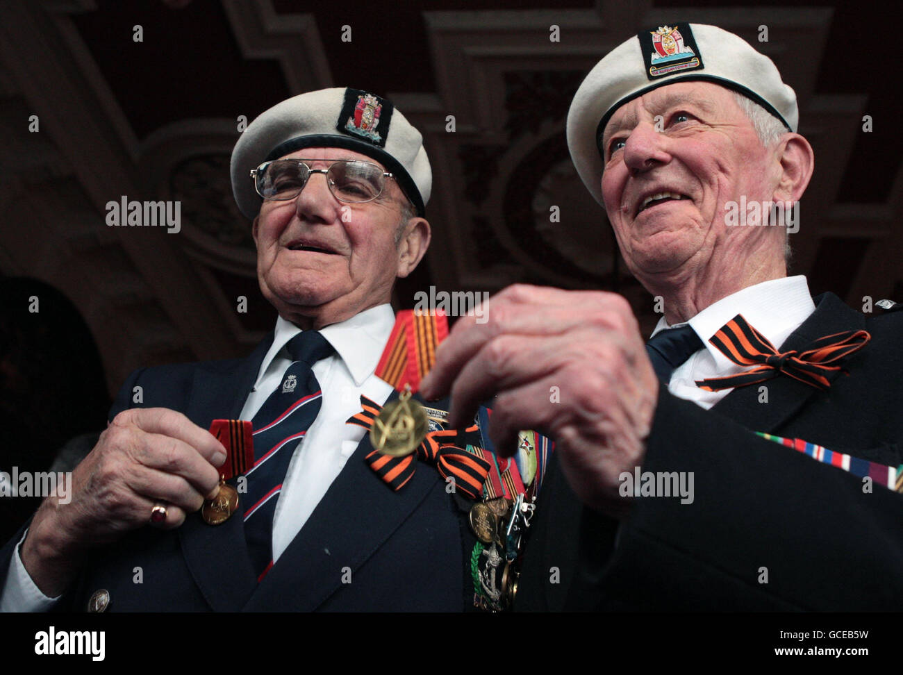 William Bannerman from Glasgow and Jock Dempster (right) from Dunbar ...