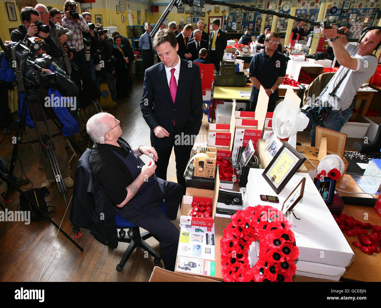 2010 General Election campaign Apr 26th Stock Photo - Alamy