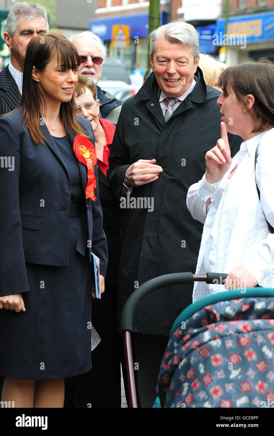 Labour candidate for Ashfield Gloria De Piero and Home Secretary Alan ...