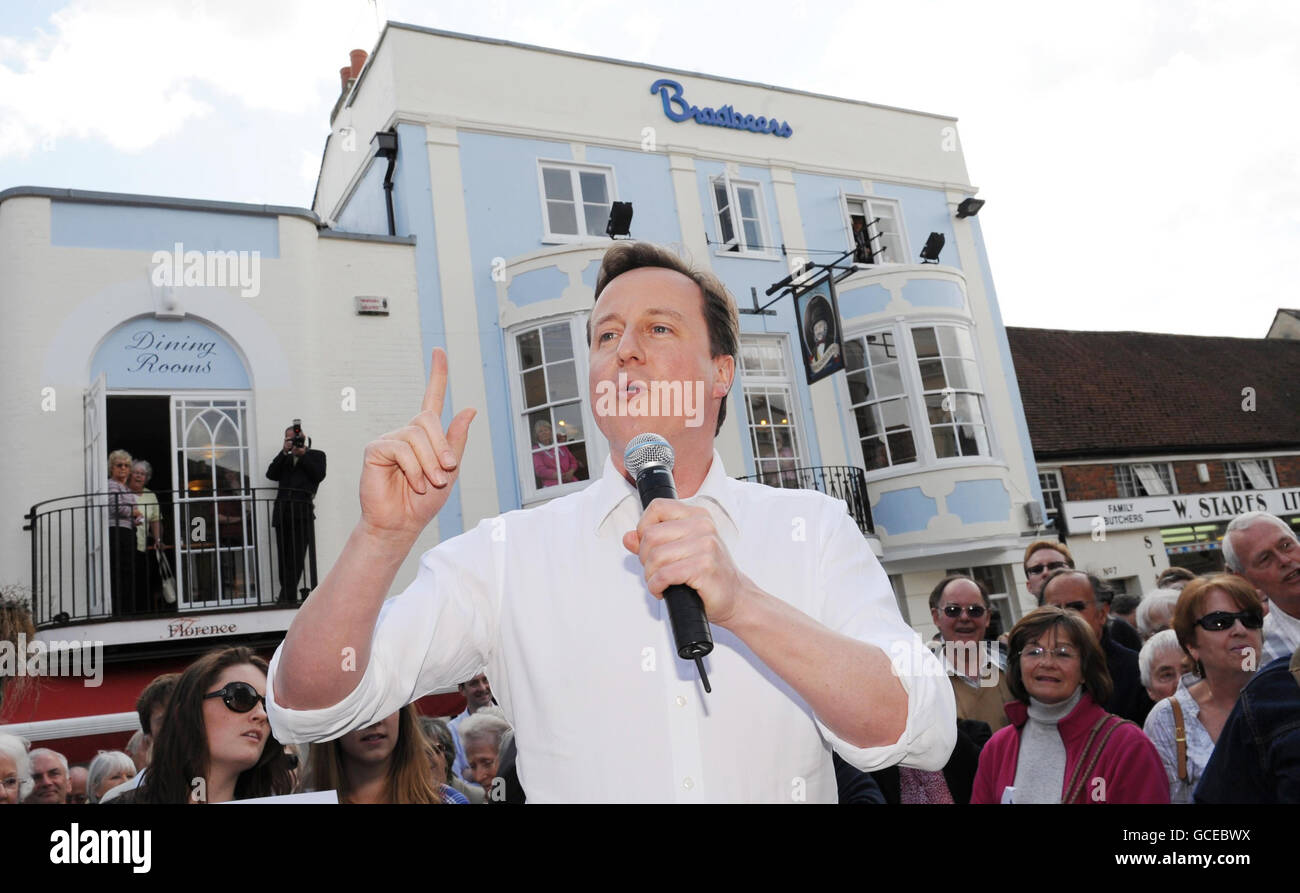 2010 General Election campaign Apr 26th Stock Photo - Alamy