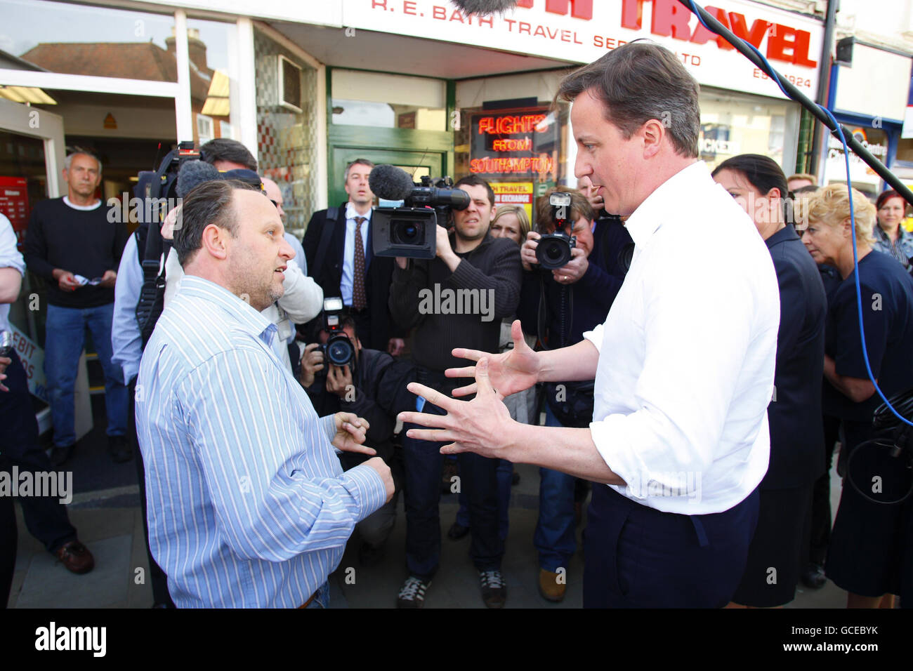 2010 General Election campaign Apr 26th Stock Photo - Alamy
