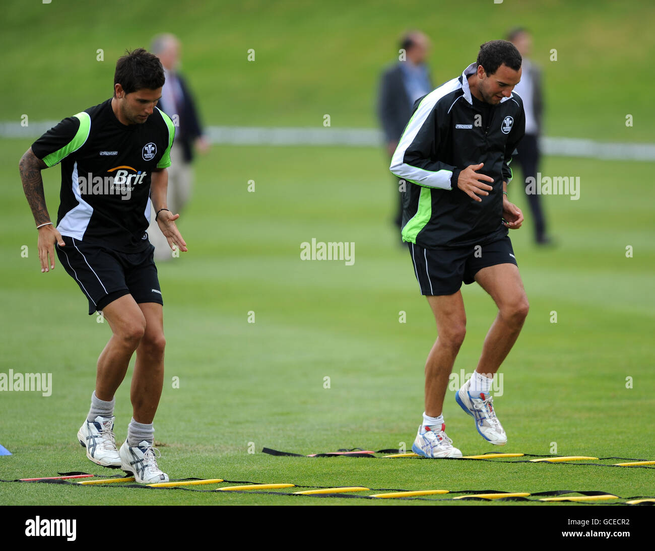 Cricket whitgift warm up hi-res stock photography and images - Alamy