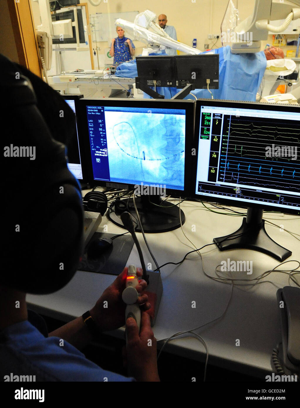Surgeon Dr Andre Ng, consultant cardiologist at Glenfield Hospital and ...