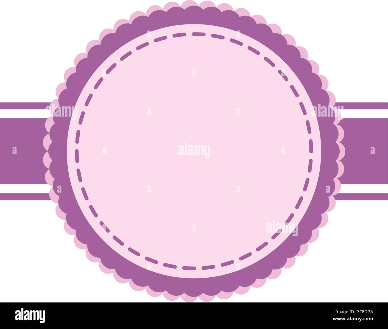 Purple seal stamp icon. Label design. Vector graphic Stock Vector Image ...