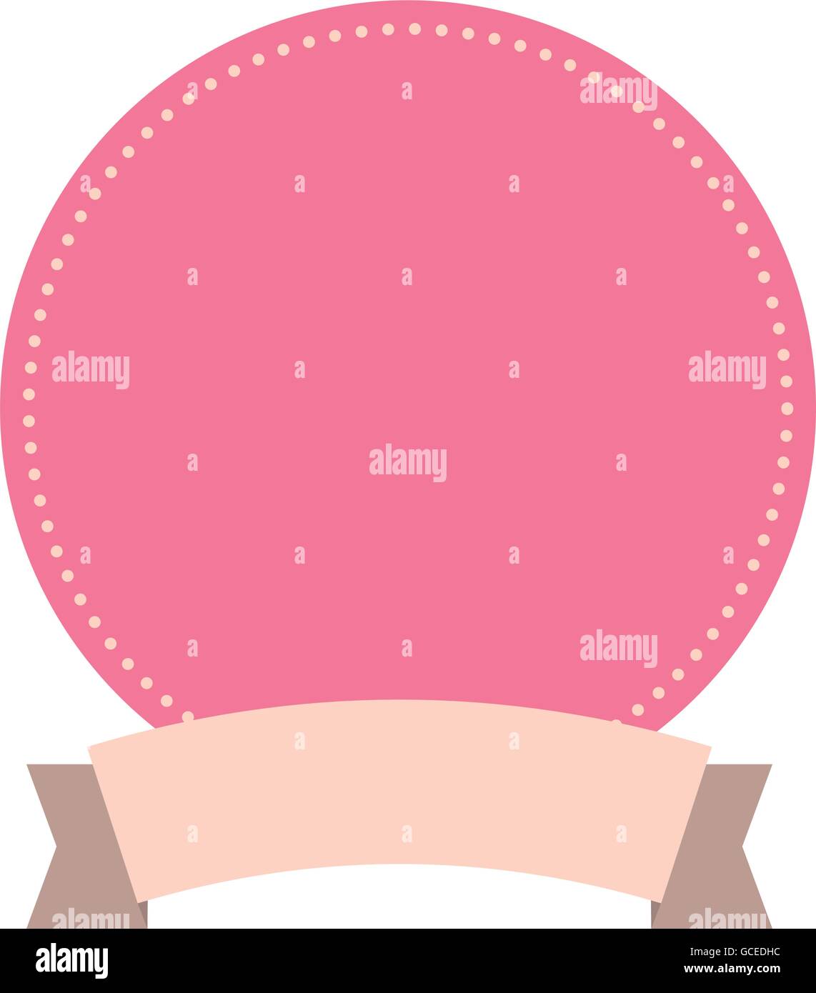 pink seal stamp icon. Label concept. Vector graphic Stock Vector Image ...