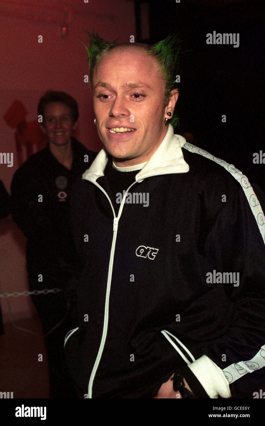 KEITH FLINT, LEAD SINGER WITH THE POP BAND PRODIGY, AT THE LAUNCH PARTY ...