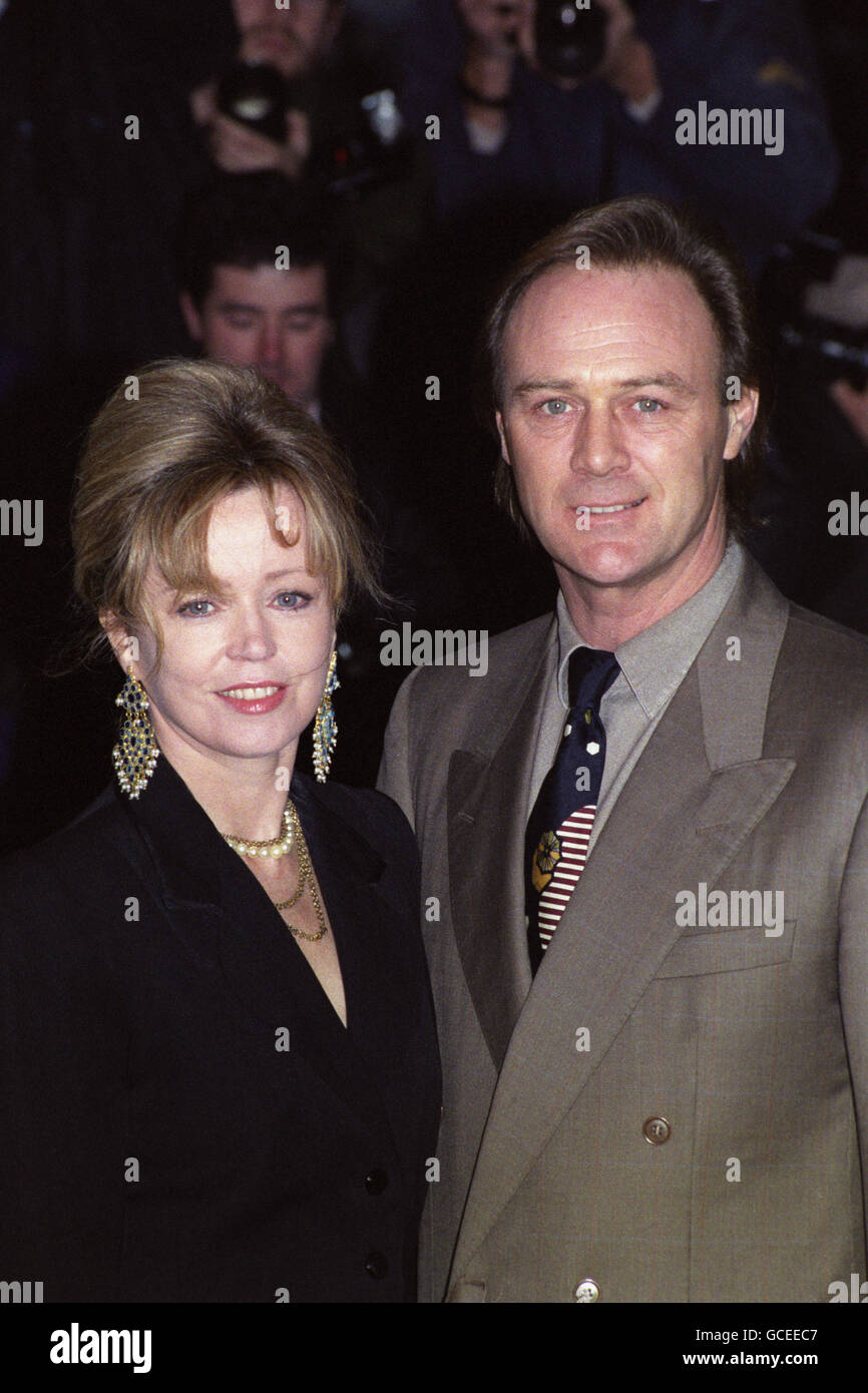 Angharad rees and husband christopher cazanove hi-res stock photography ...