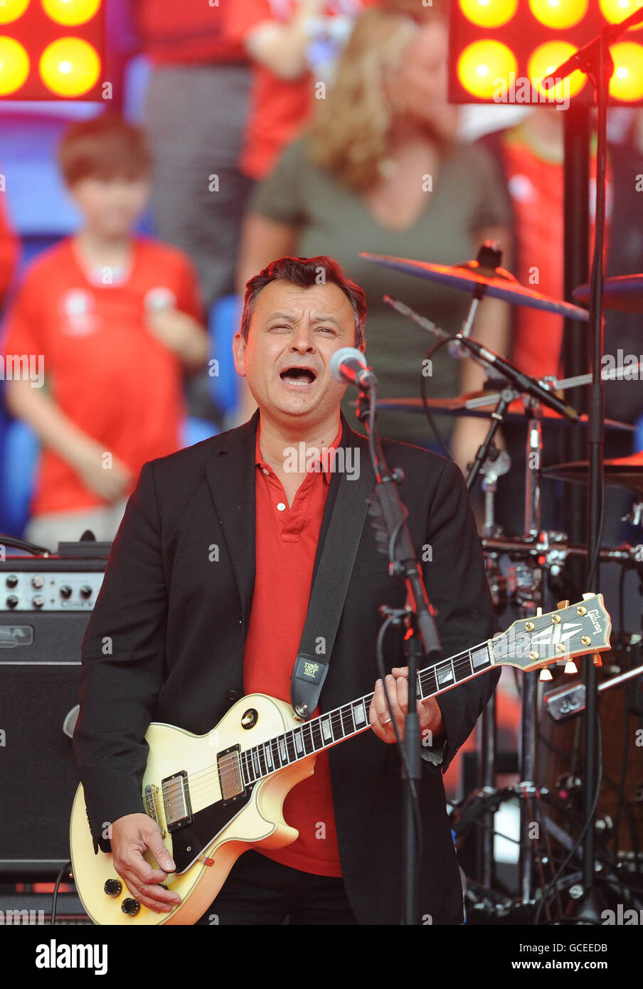 James Dean Bradfield of the Manic Street Preachers performs during a ...