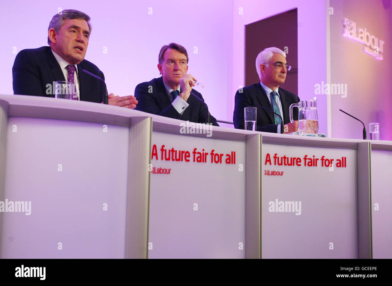 2010 General Election campaign Apr 8th Stock Photo - Alamy