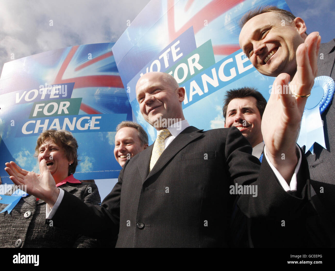 2010 General Election campaign Apr 8th Stock Photo - Alamy