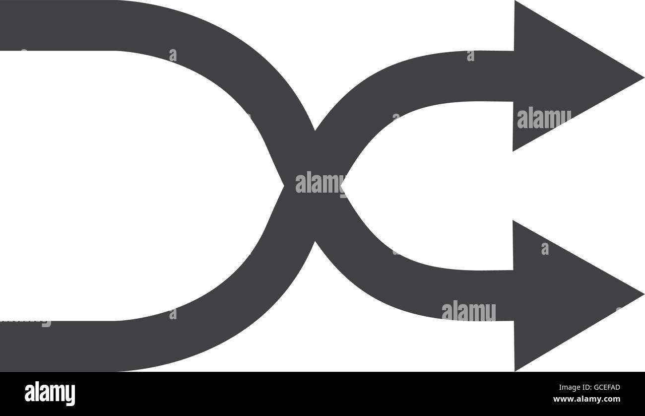 Curved crossing Stock Vector Images - Alamy