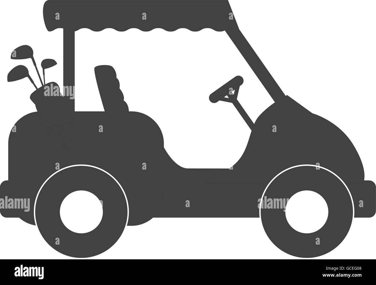 Golf Vector Image Black and White Stock Photos & Images - Alamy