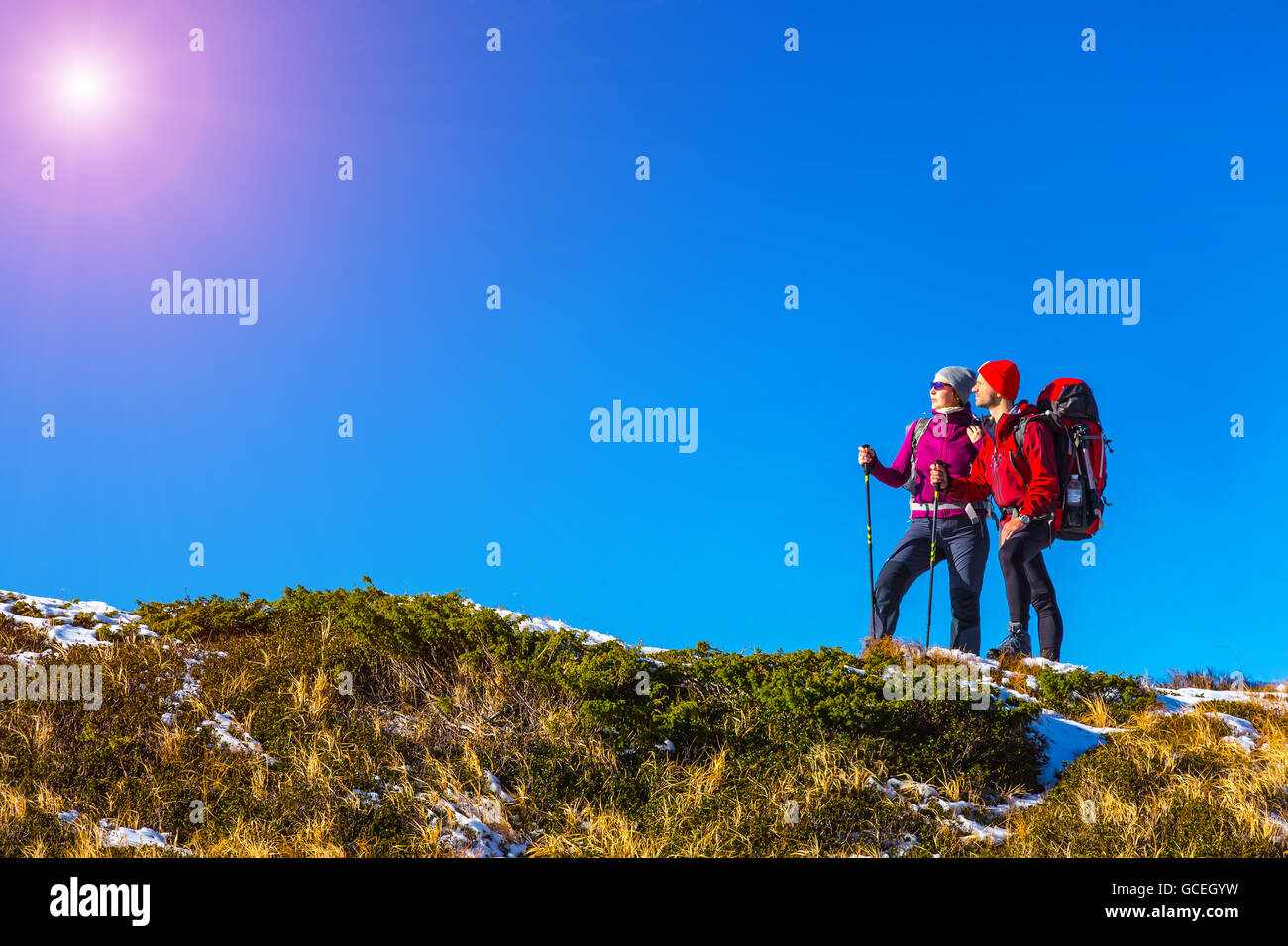 Two travelers hi-res stock photography and images - Alamy