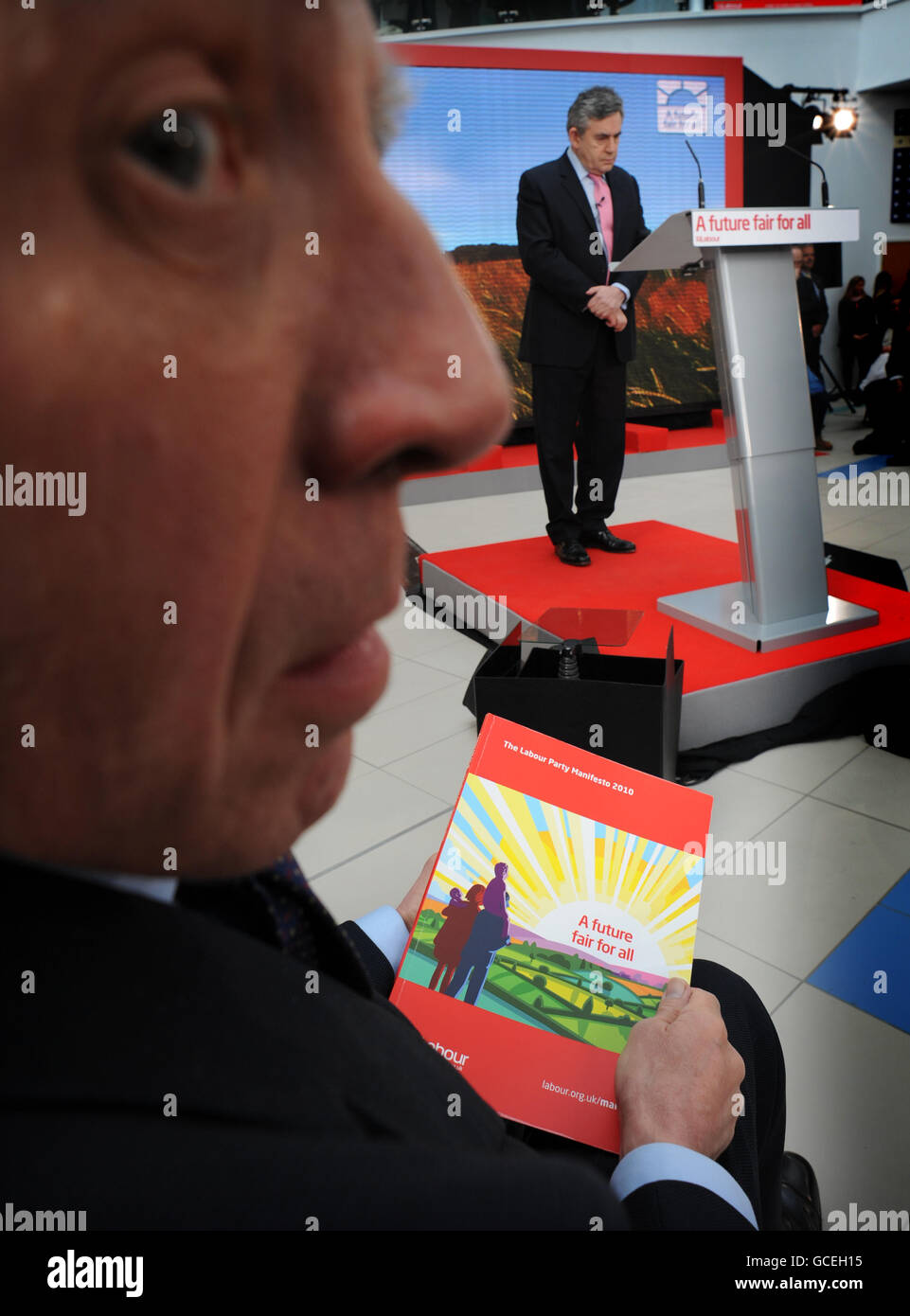 2010 General Election campaign Apr 12th Stock Photo - Alamy