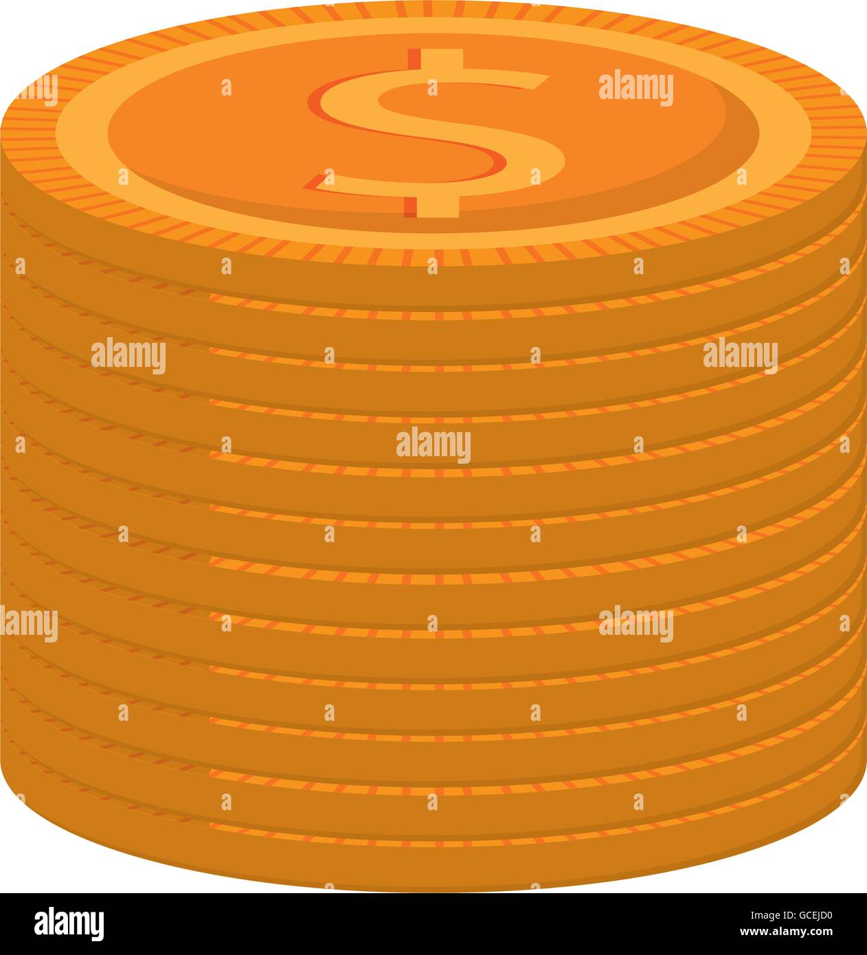 coin business money symbol icon Stock Vector Image & Art - Alamy