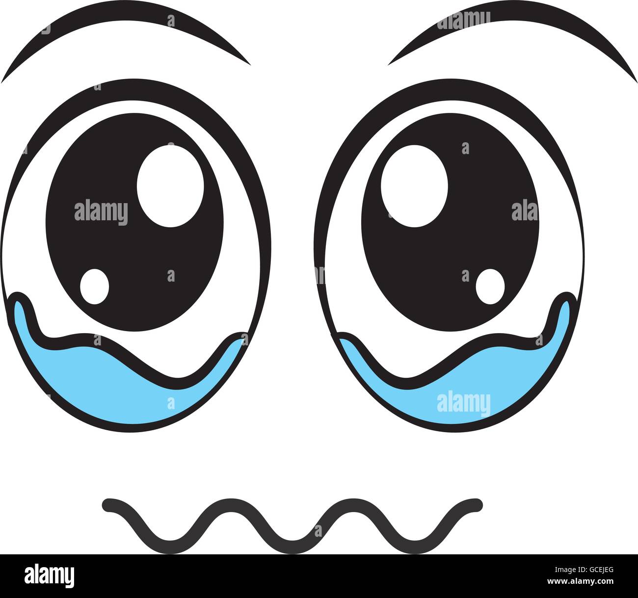 crying,face emoticon isolated icon design Stock Vector Image & Art - Alamy