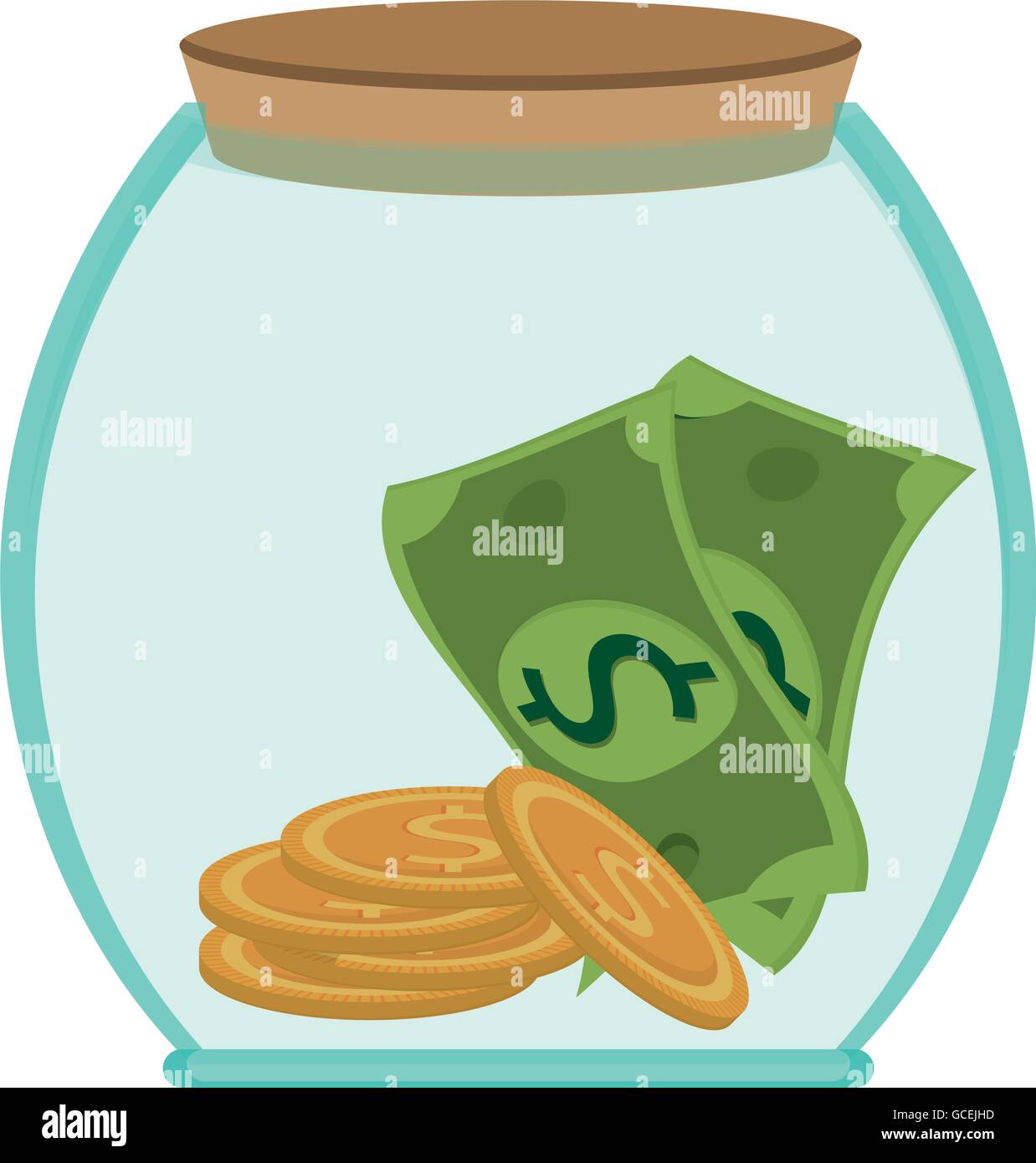 Bill Jar Stock Vector Images - Alamy