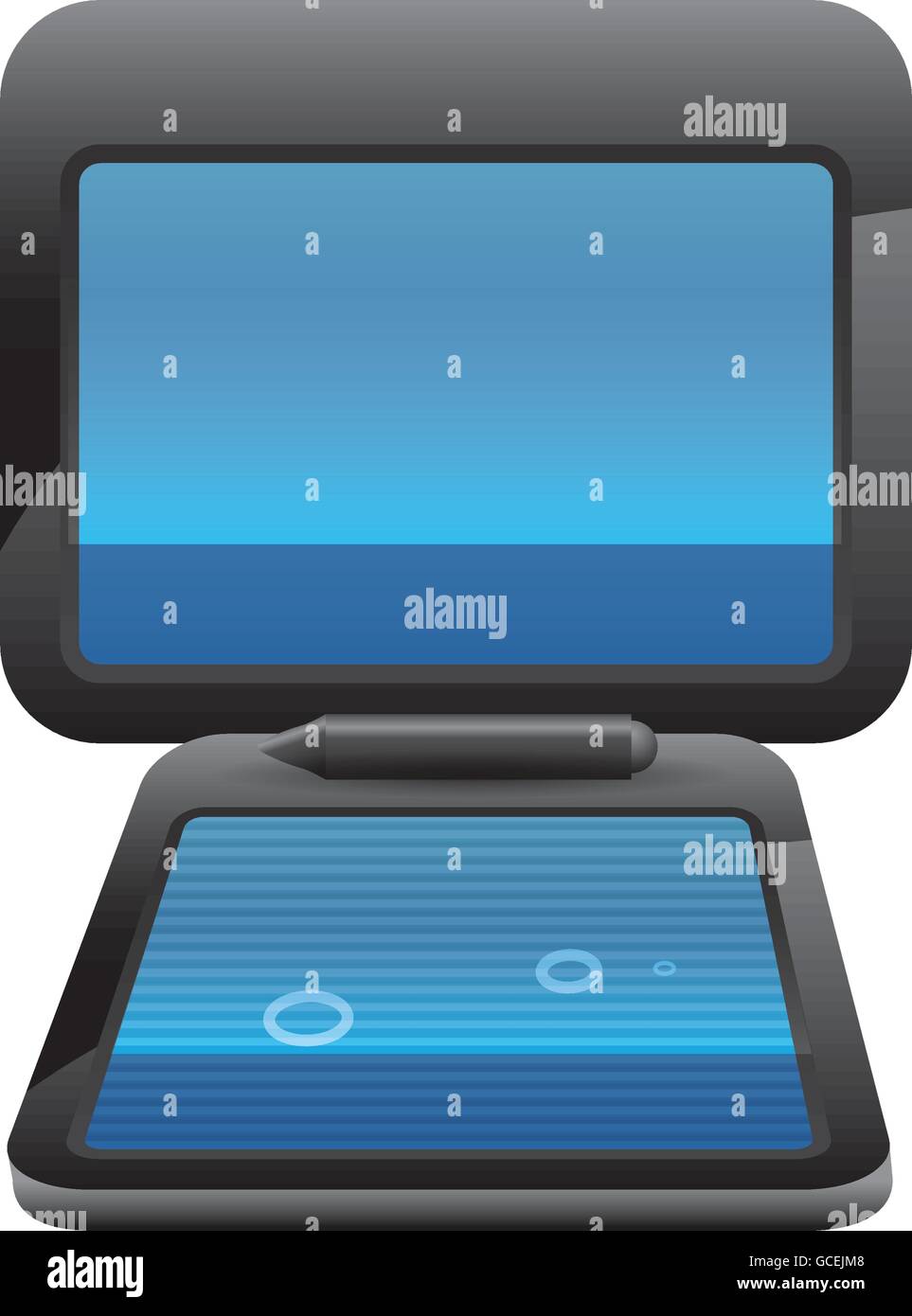 Scanner icon. Security and Protection care. Vector graphic Stock Vector ...