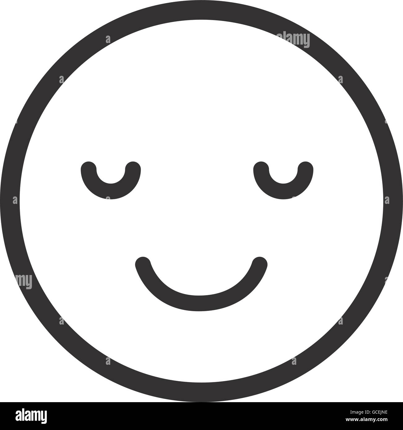 happy face emoticon isolated icon design Stock Vector Image & Art - Alamy