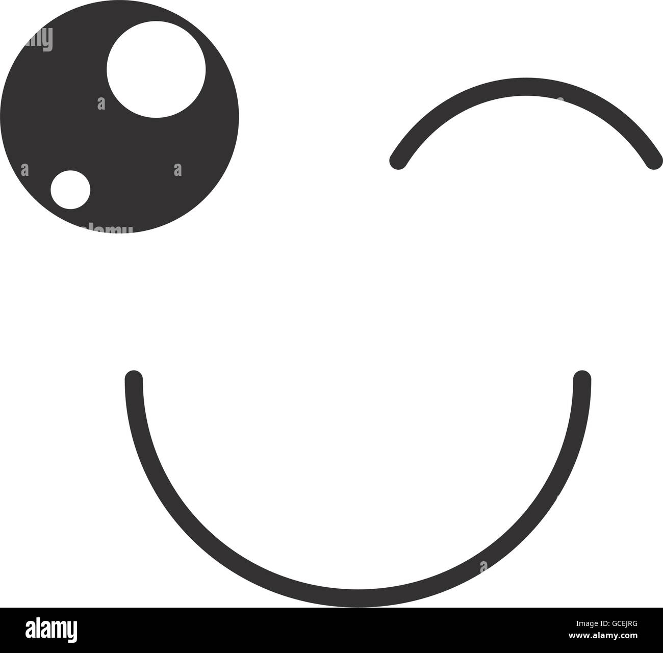 happy face emoticon isolated icon design Stock Vector Image & Art - Alamy