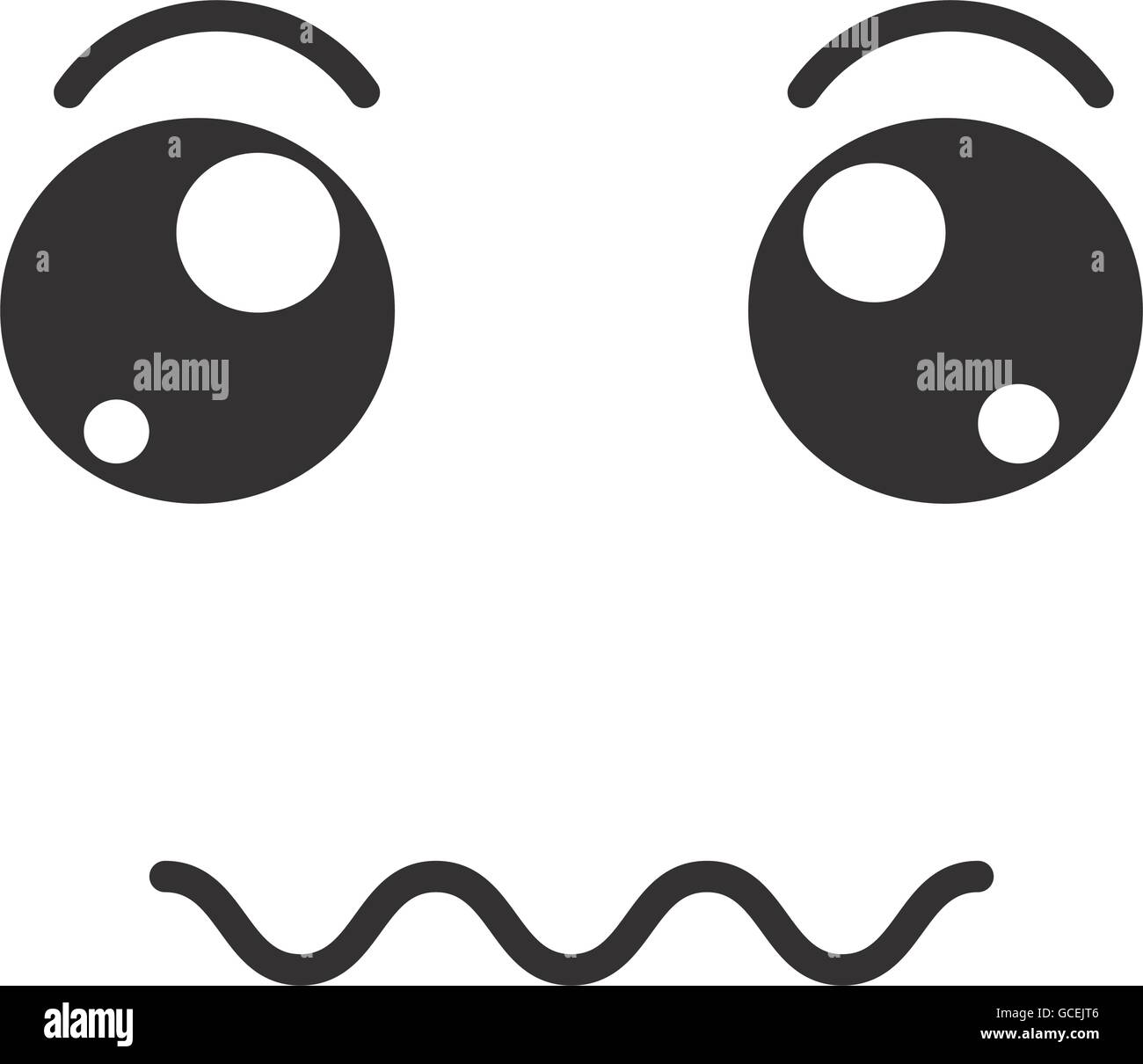 angry face emoticon isolated icon design Stock Vector Image & Art - Alamy