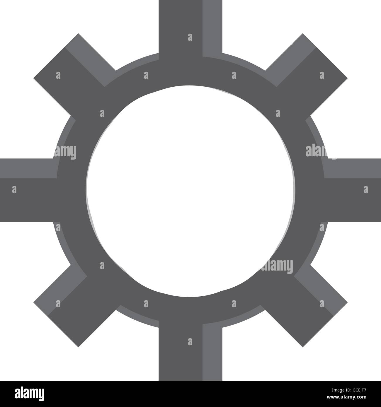 industry wheel cog, industrial icon Stock Vector Image & Art - Alamy