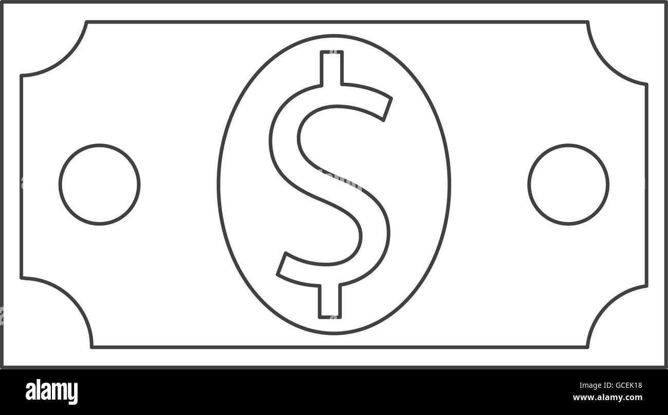 Bill money sign business icon Stock Vector Image & Art - Alamy