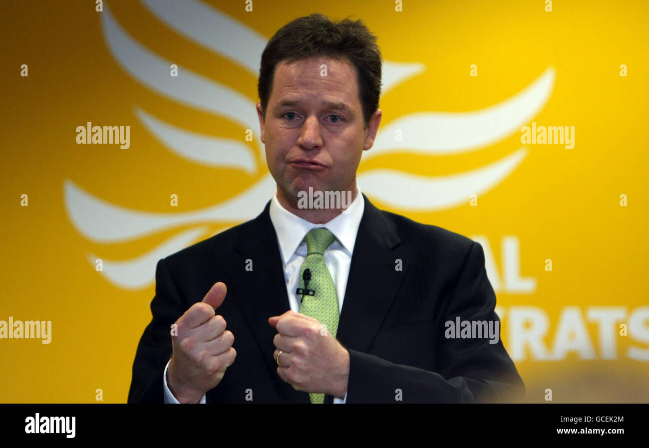 2010 General Election campaign Apr 20th Stock Photo - Alamy