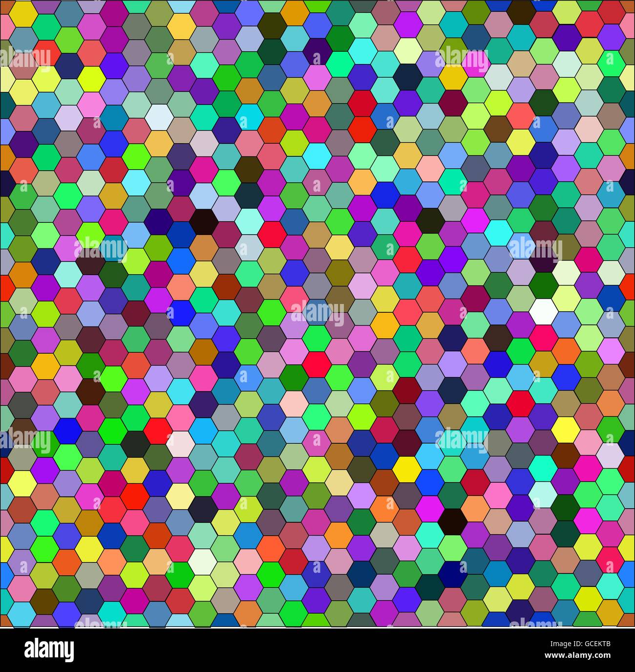 Mosaic forms on wall Stock Vector Images - Alamy