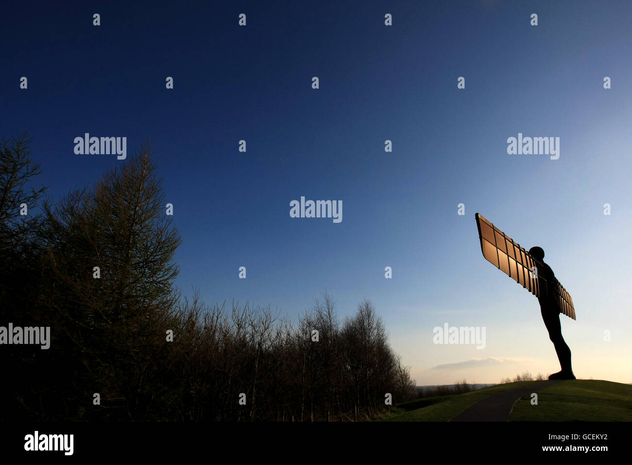 Landmarks - Angel of the North - Gateshead Stock Photo - Alamy