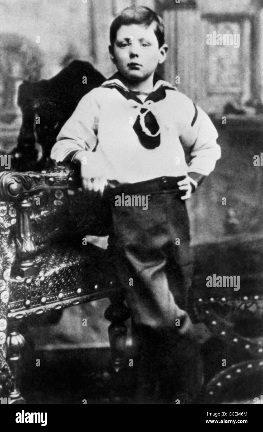 Winston churchill child hi-res stock photography and images - Alamy