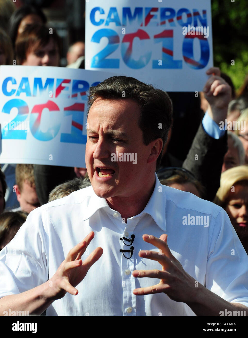 2010 General Election campaign Apr 20th Stock Photo - Alamy