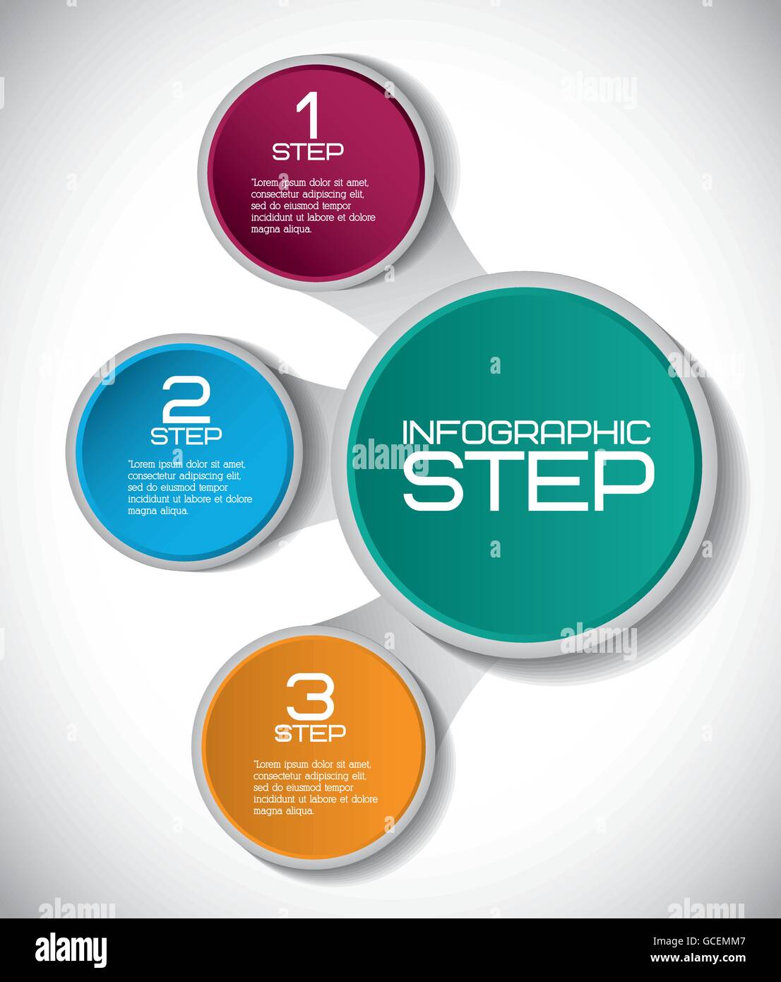 Infographic icon. Steps design. Vector graphic Stock Vector Image & Art ...