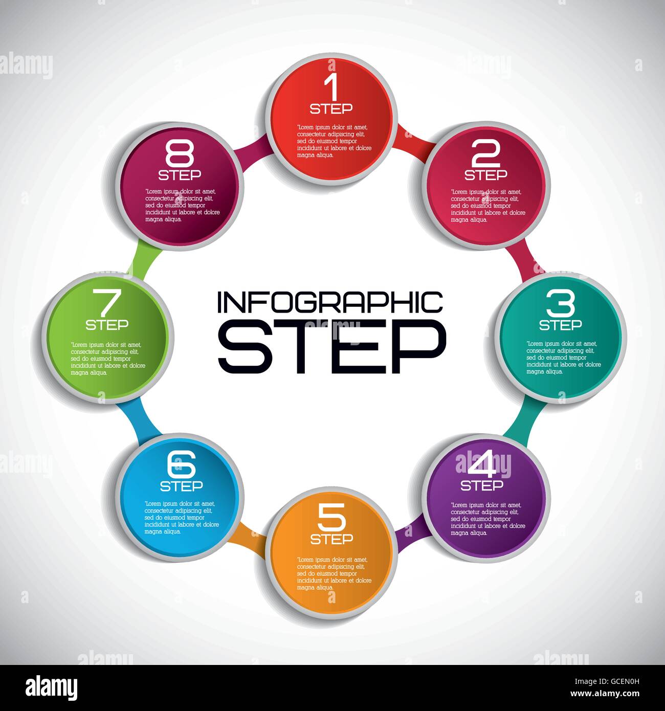 Infographic icon. Steps design. Vector graphic Stock Vector Image & Art ...