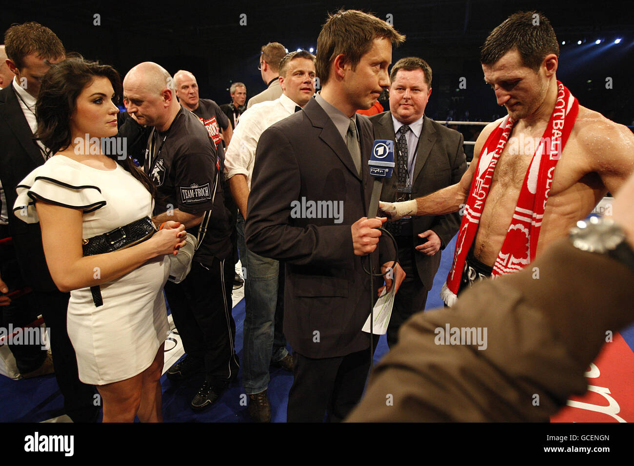 Girlfriend of carl froch hi-res stock photography and images - Alamy