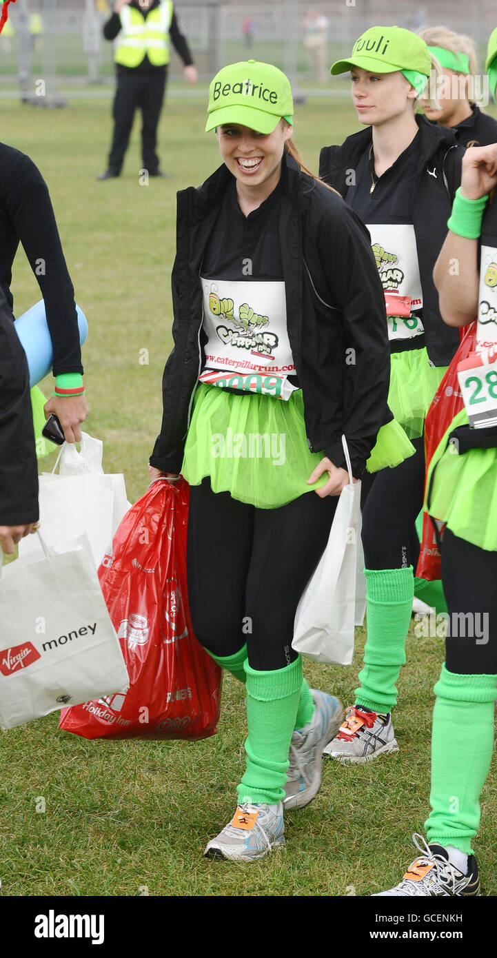 Princess Beatrice arrives at the start of the 2010 Virgin London ...