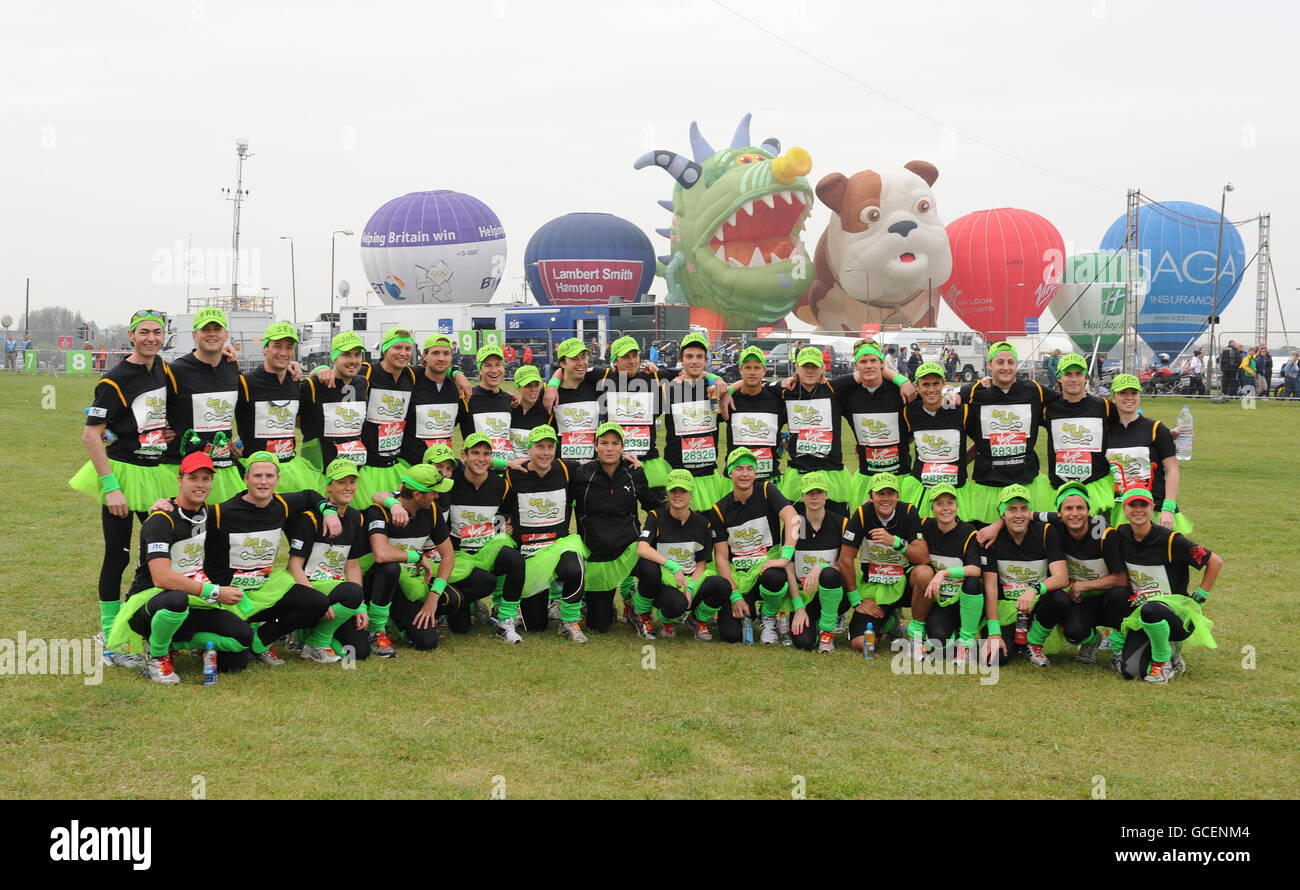 The Caterpillar team, including Sam and Holly Branson and Princess ...