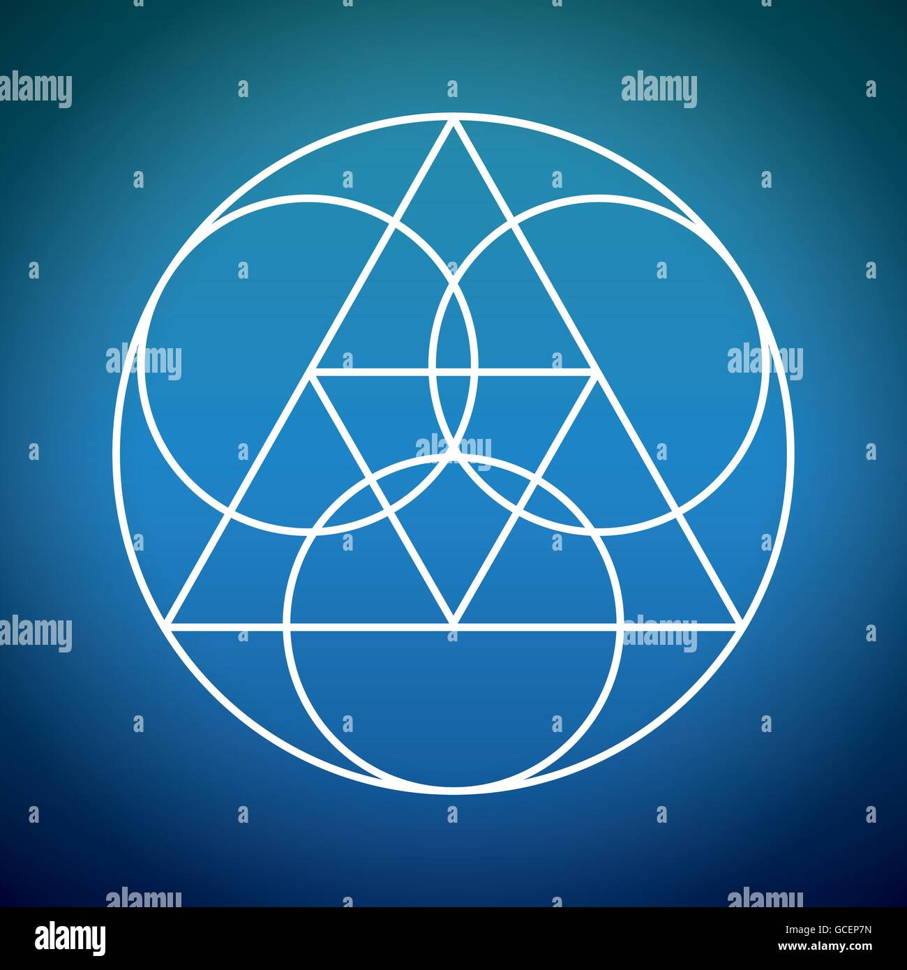 Sacred geometry icon. White Shape design. Vector graphic Stock Vector ...