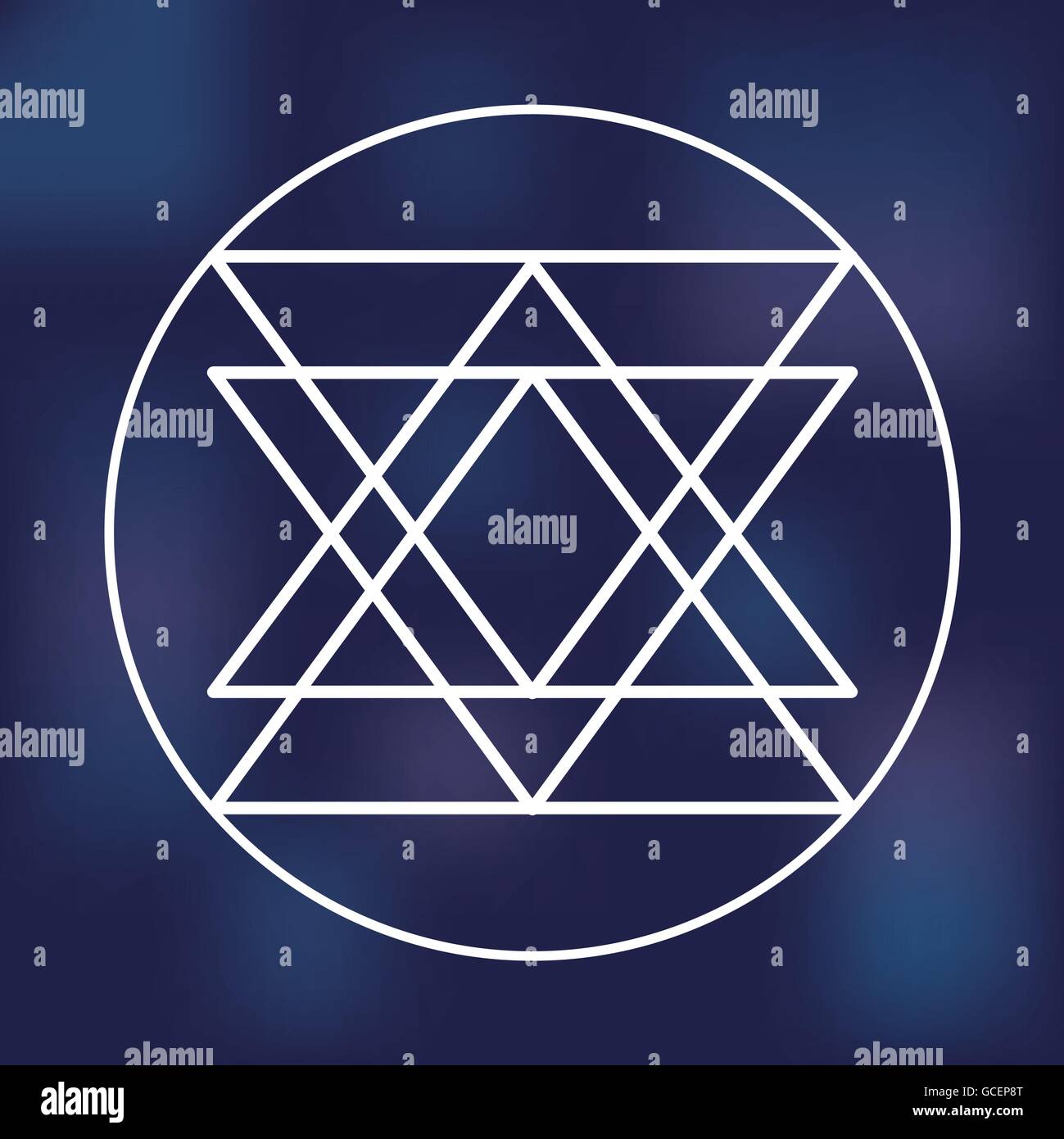 Sacred geometry icon. White Shape design. Vector graphic Stock Vector ...