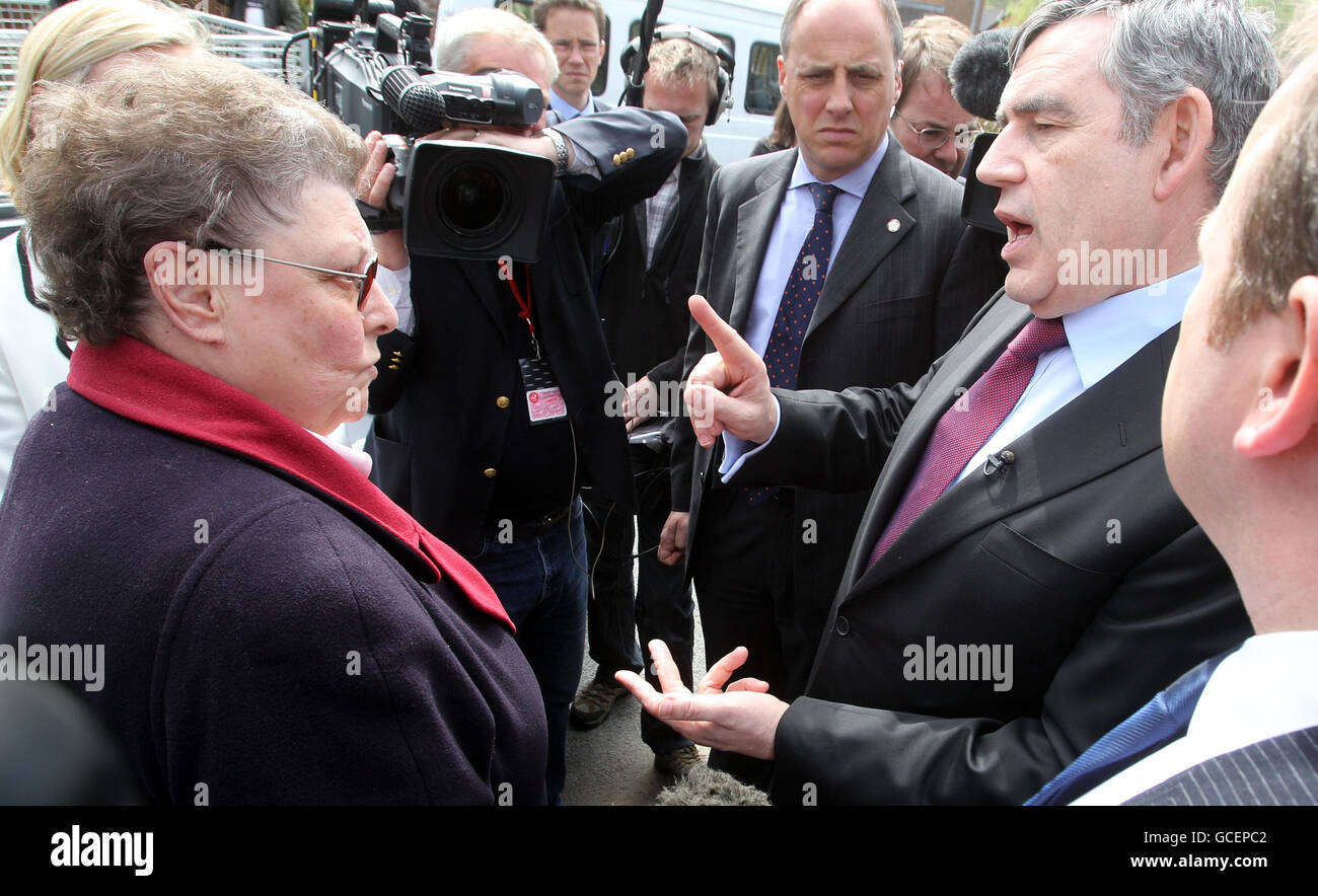 2010 General Election campaign Apr 28th Stock Photo - Alamy