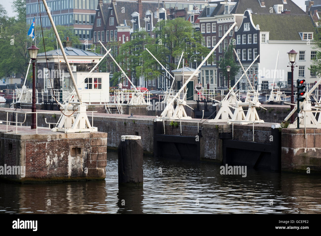 Amstel Lock, Amsterdam, Holland, Netherlands, Europe Stock Photo - Alamy