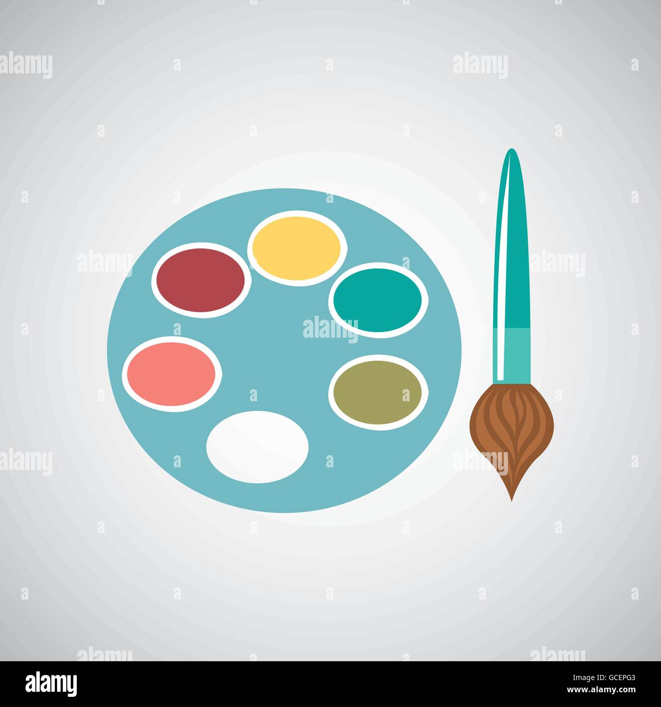 Collection vibrant school supplies Stock Vector Images - Alamy