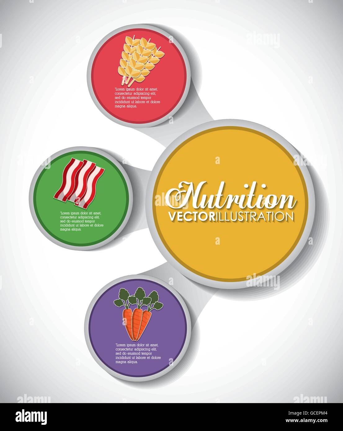 Infographic icon. Nutrition and Organic food. Vector graphic Stock ...