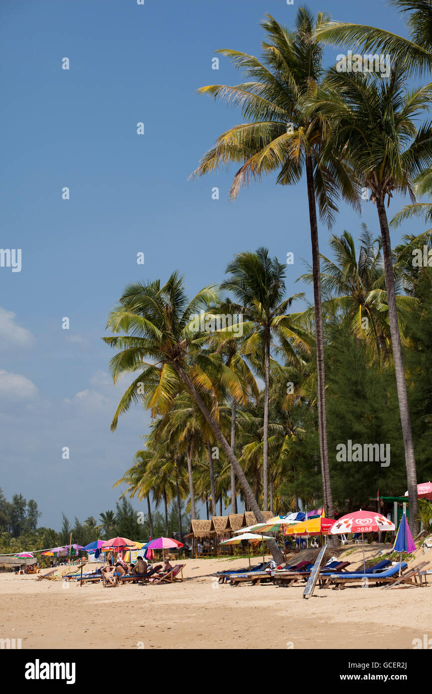 Bang Niang beach, Khao Lak, Thailand, Asia Stock Photo - Alamy
