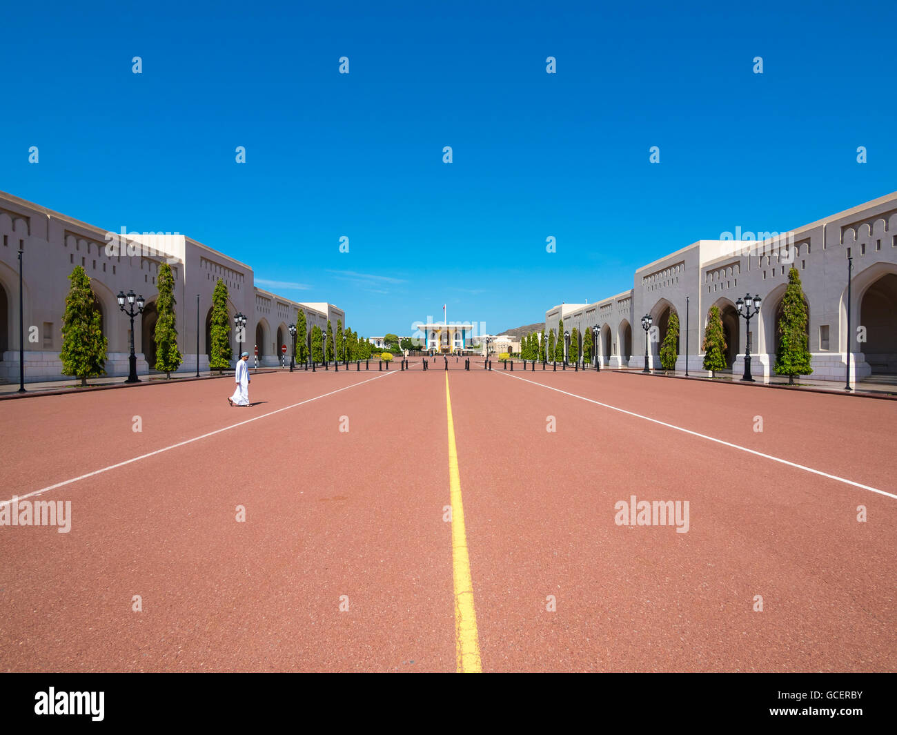 Al Alam Palace, Muscat, Oman Stock Photo - Alamy