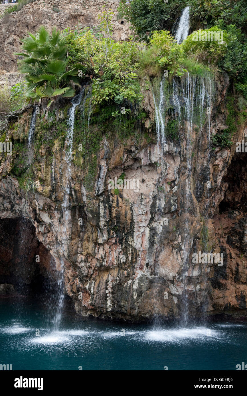 Waterfall, Antalya, Turkish Riviera, Turkey, Asia Stock Photo - Alamy