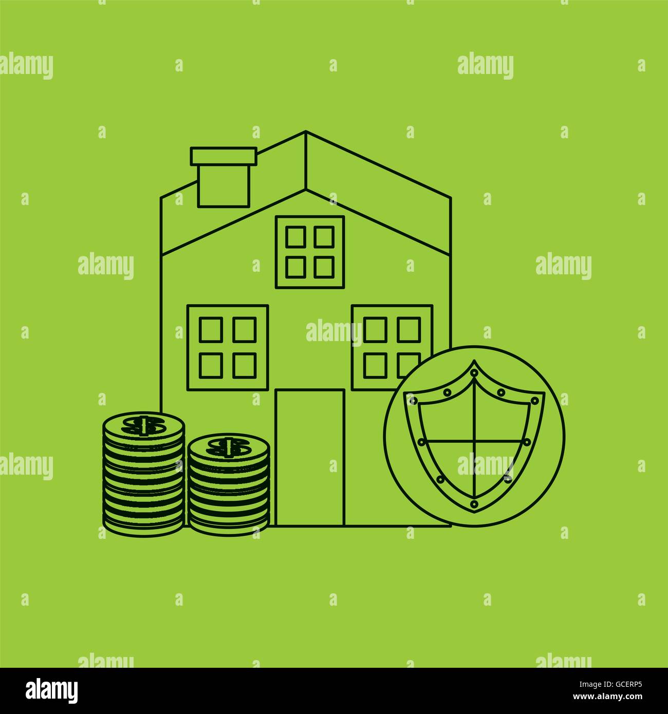 ensure protection insurance risk Stock Vector Image & Art - Alamy